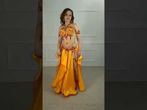 Hot Summer Belly Dance Costume Aida Style