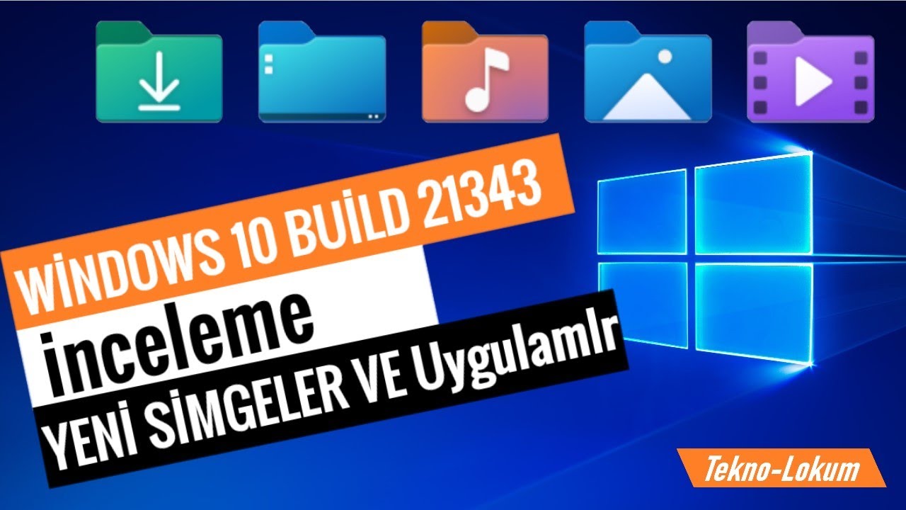 Windows 10 Build 21343 inceleme - 21H2 insider - YouTube