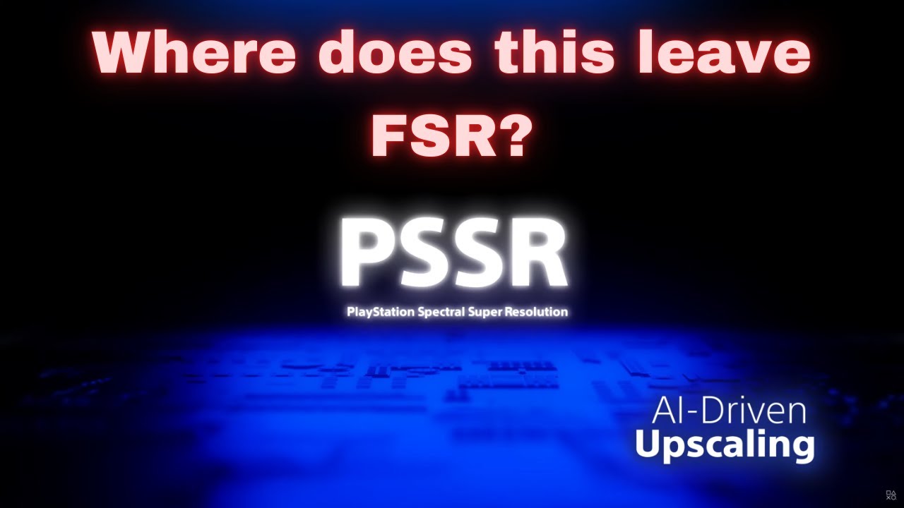 Playstation 5 pro with Ai upscaler!......where does this leave FSR ...