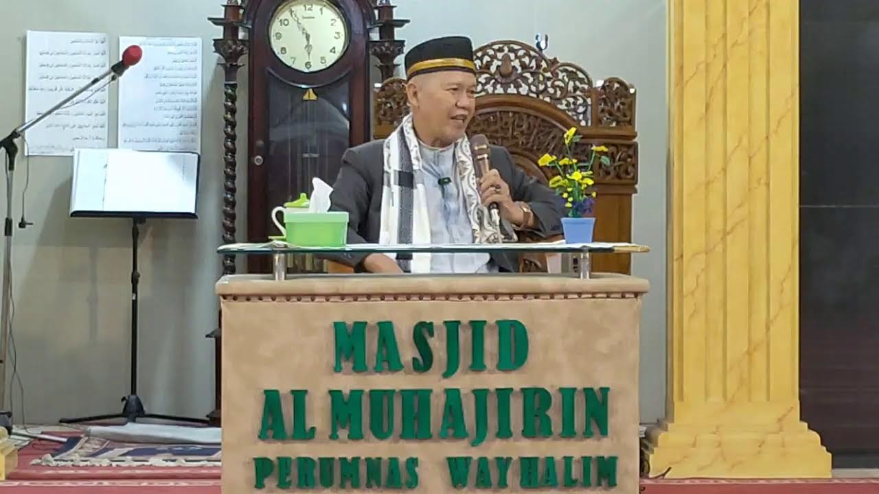Ngaji Bareng Buya Rusfi Di Masjid Al-Muhajirin Perumnas Way Halim ...