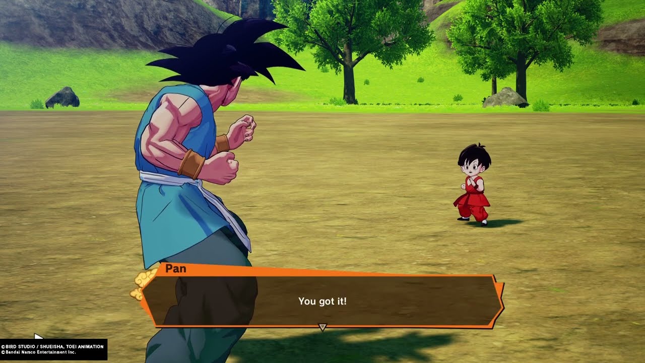 DRAGON BALL Z Training With Pan - YouTube