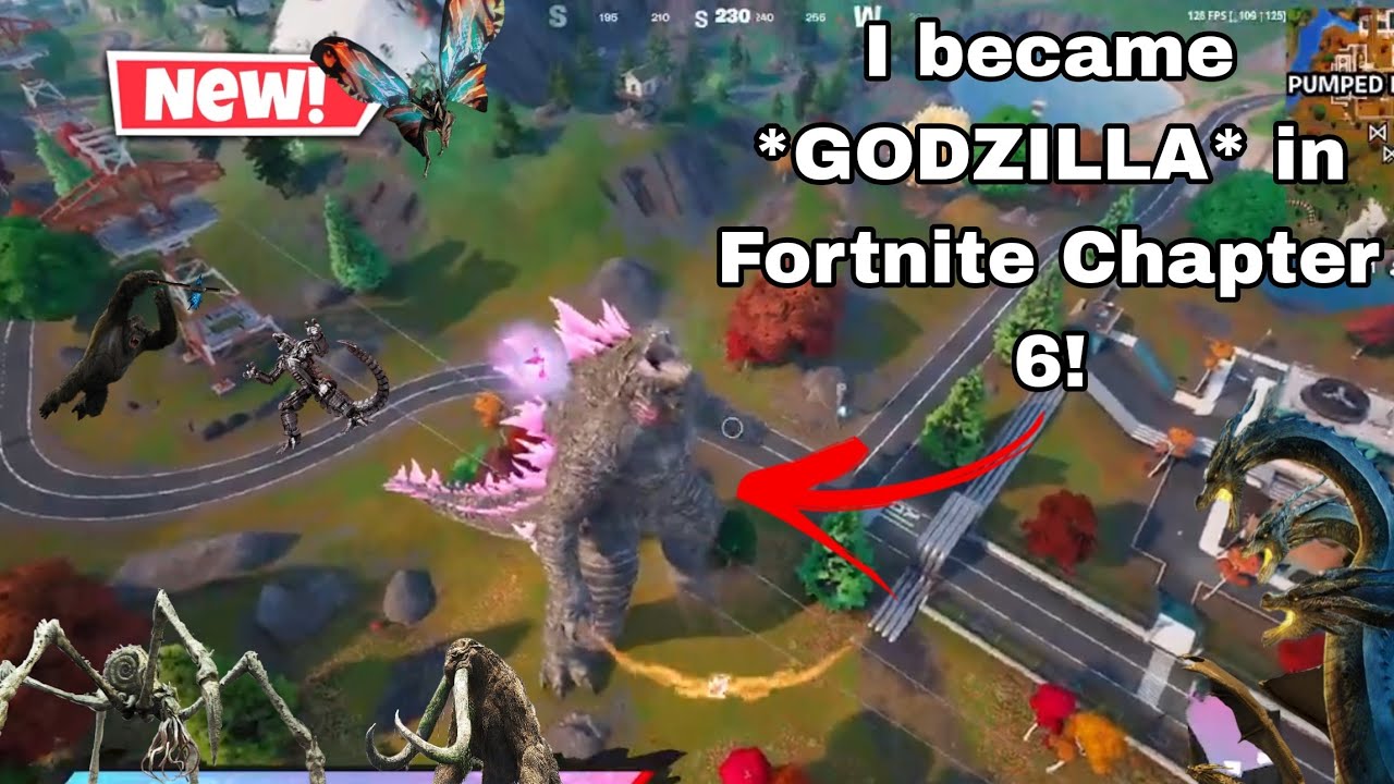 Becoming GODZILLA in Fortnite Chapter 6! - YouTube
