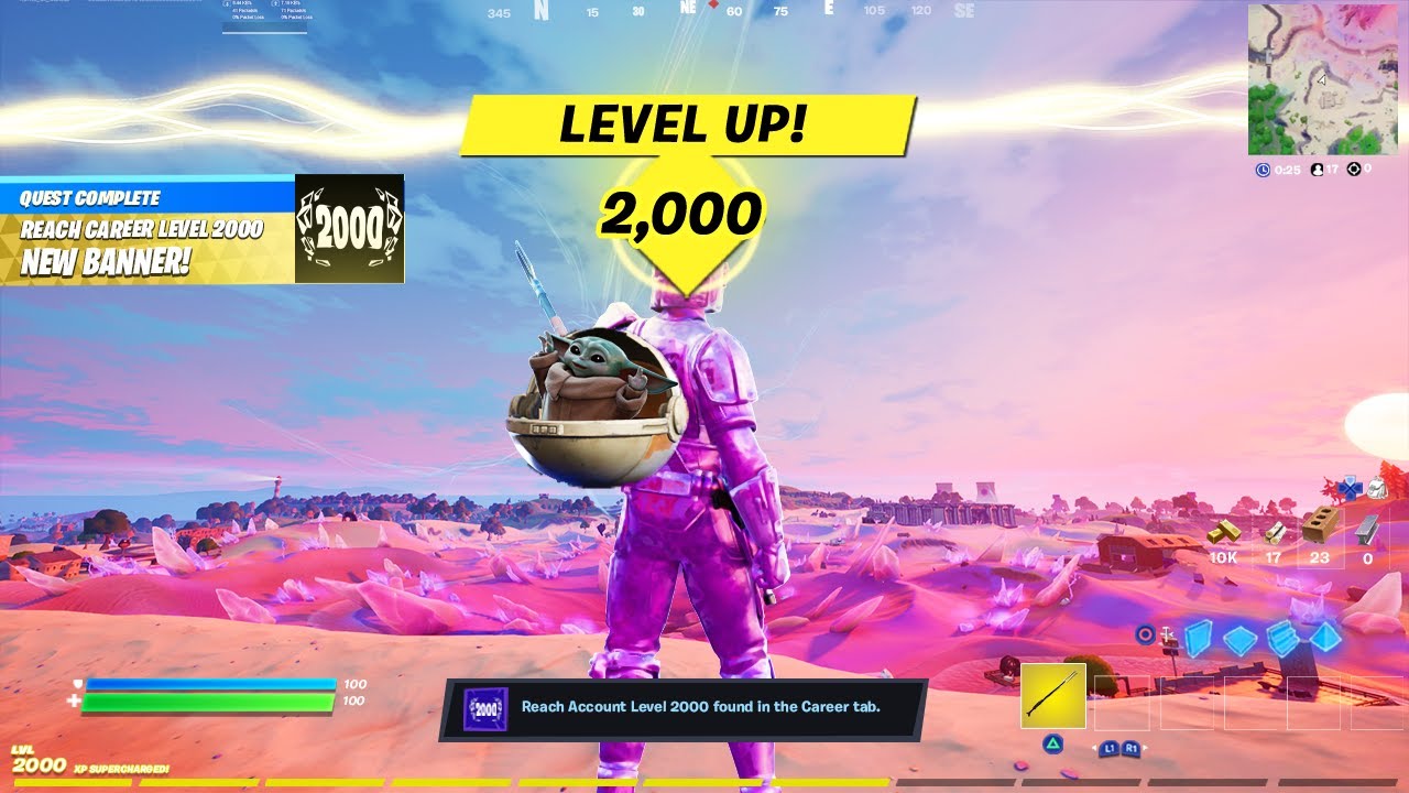 Unlocking *LEVEL 2,000* in FORTNITE! (What Happens?) - YouTube