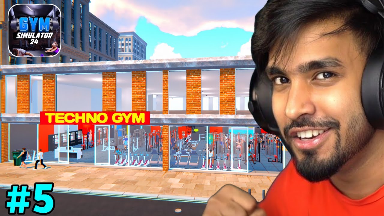 GYM SIMULATOR 24 GAMEPLAY PART #5 TECHNO GAMERZ - YouTube