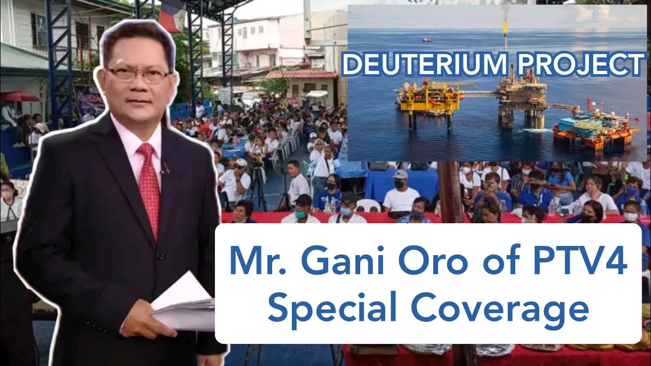 Gani Oro of PTV4 interviewed the Deuterium Panelists during Deuterium ...