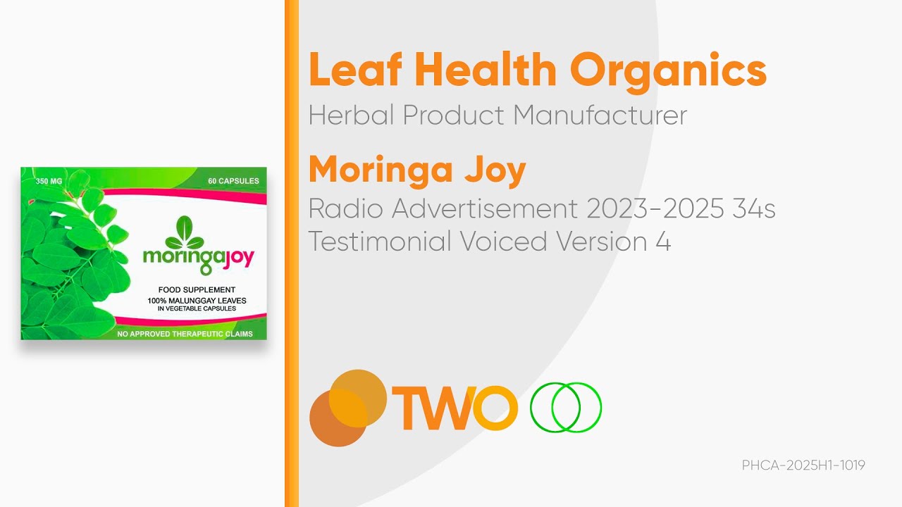 Moringa Joy Herbal Capsule Radio Ad 2023-2024 34s (Testimonial Version ...