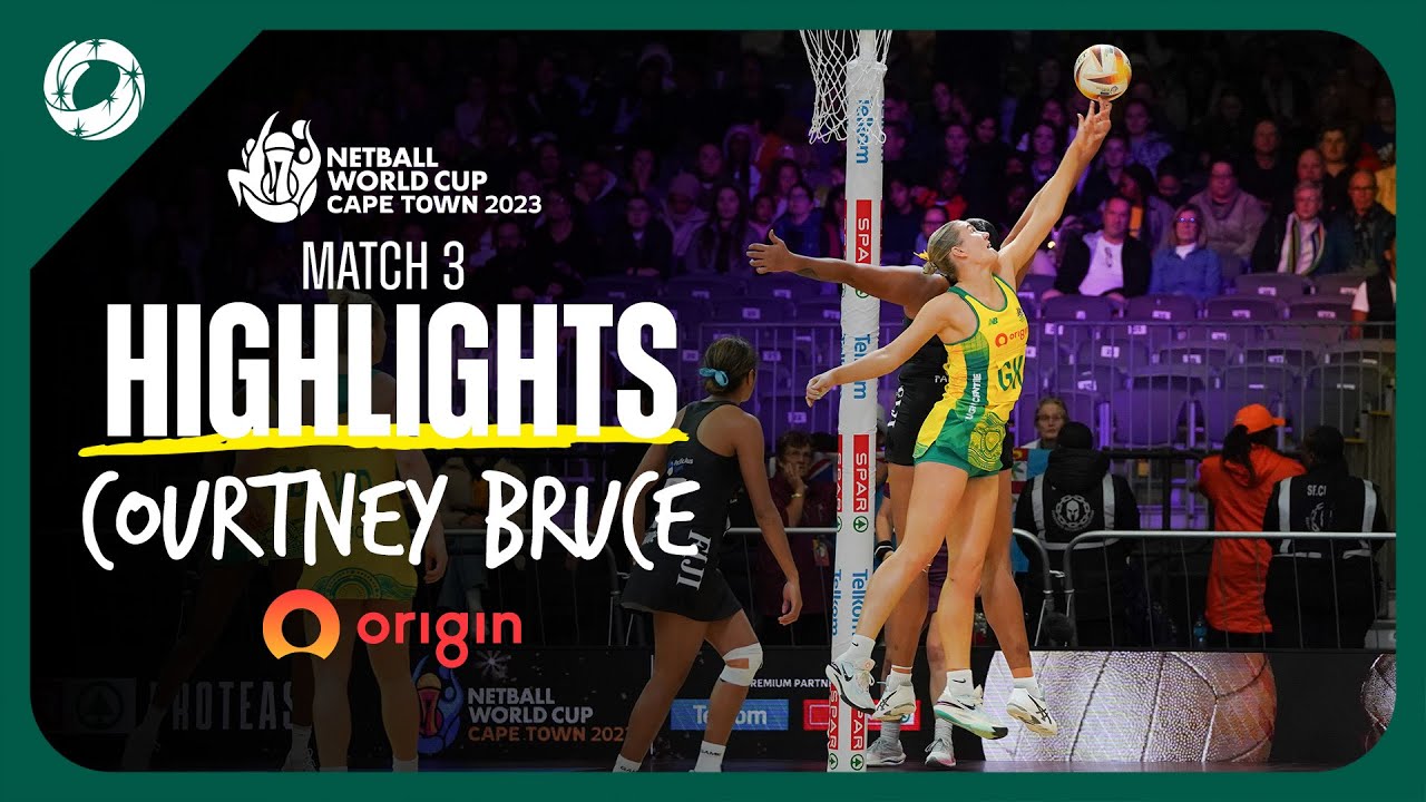 Netball World Cup Highlights - Courtney Bruce | Australian Diamonds ...