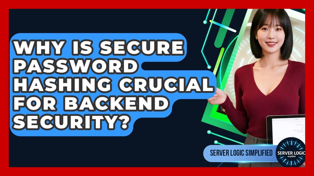 Why Is Secure Password Hashing Crucial For Backend Security? - Server Logic Simplified - YouTube