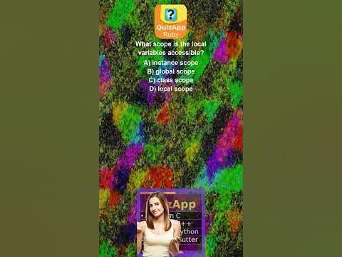 Ruby What scope is the local variables accessible - YouTube