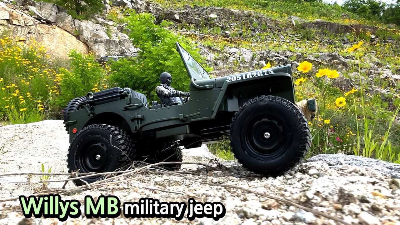 1941 jeep Willys MB military off-road, jjrc q65, rc crawler crawling ...