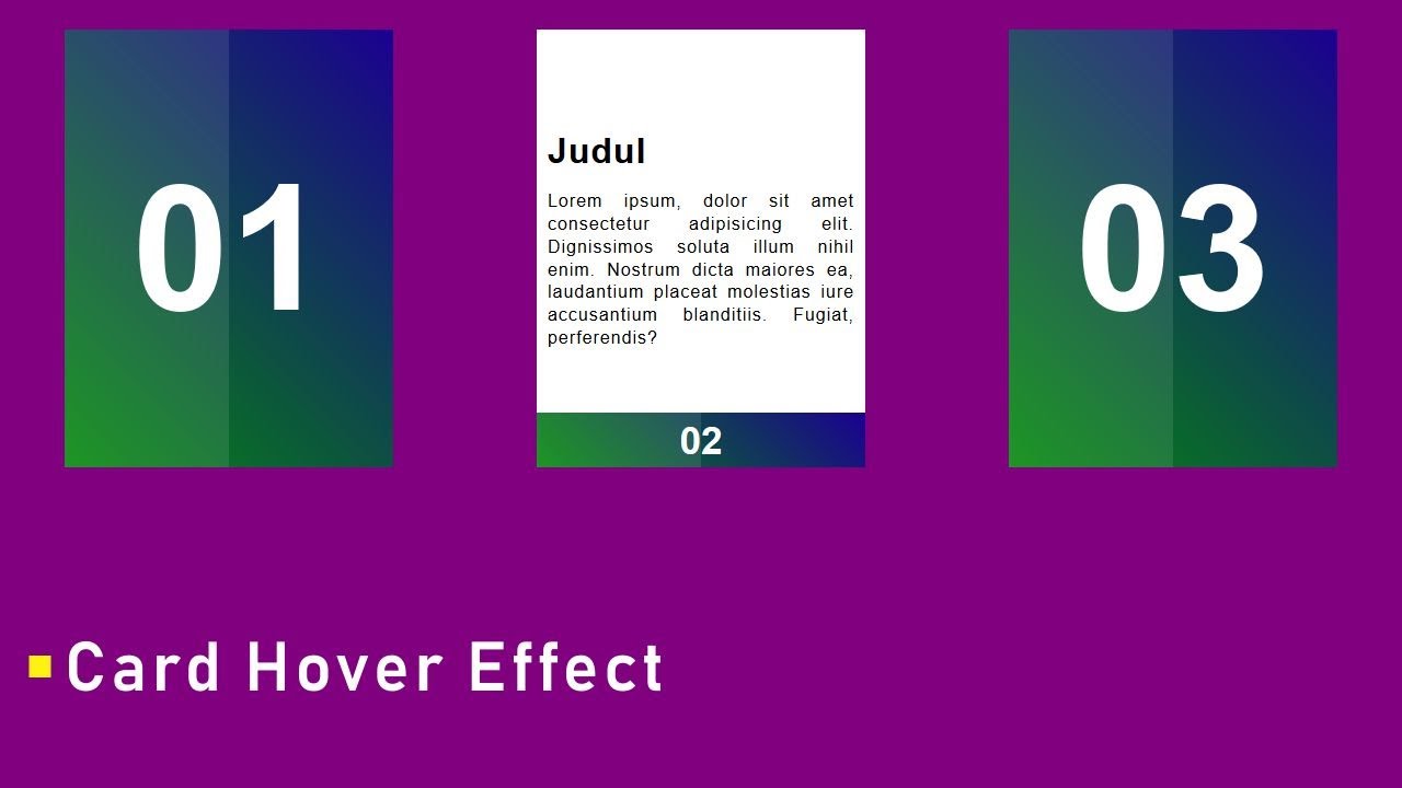 Card Hover Effect 4 | HTML CSS - YouTube