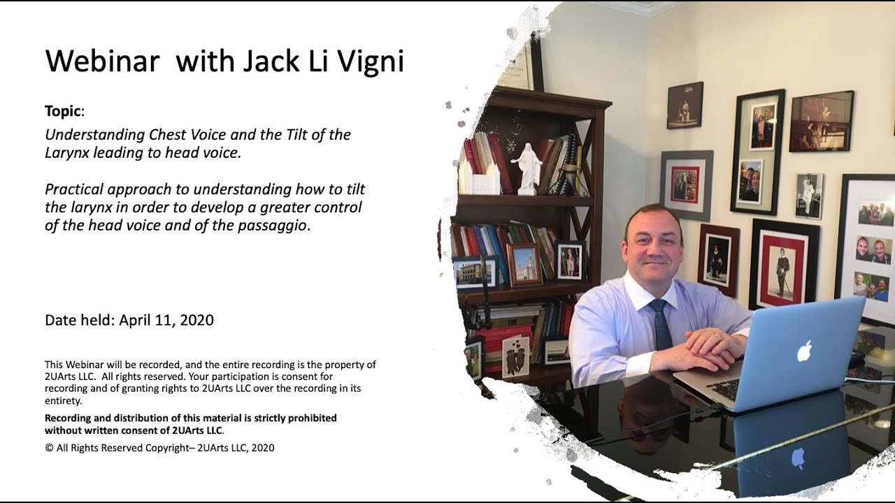 Trailer Webinar with Voice Instructor Jack Li Vigni - YouTube