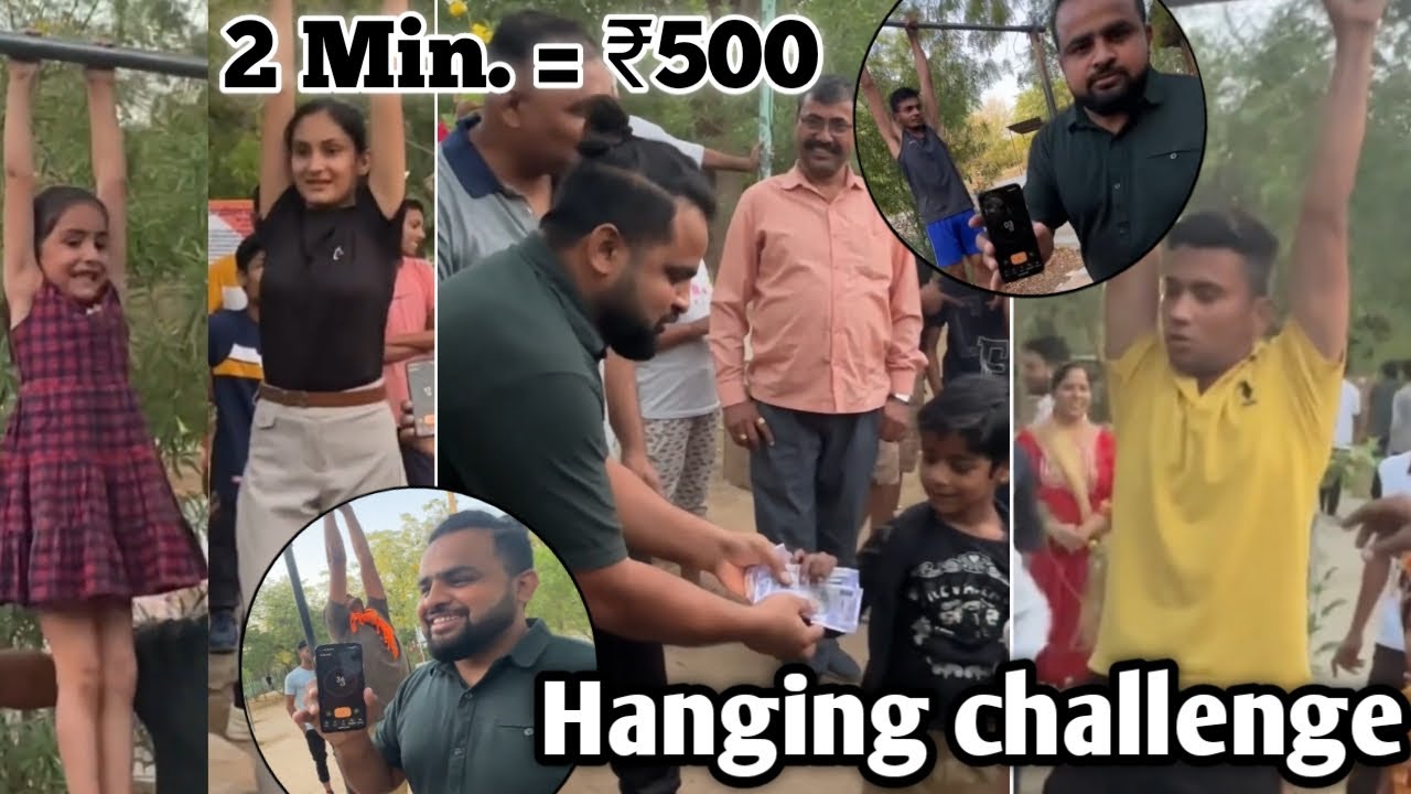 Hanging challenge in public - YouTube