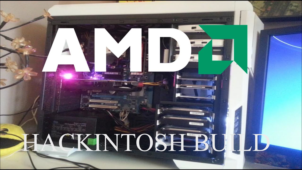 AMD Hackintosh pt3 1 of 2 The Build Finished - YouTube