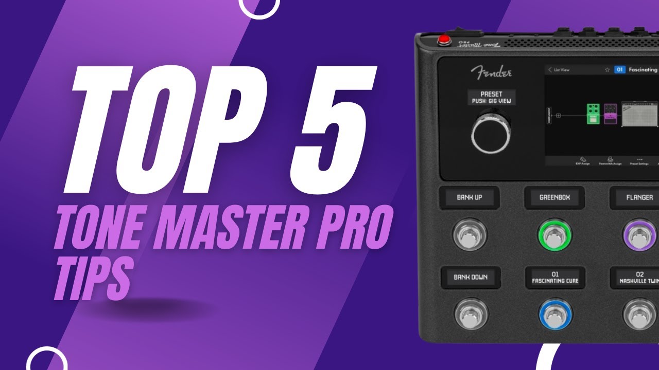 Tone Master Pro - My Top 5 Tips - YouTube