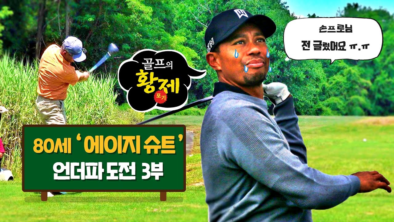 어깨스윙 3부 팔순에 빽티에서 언더파 타이거우즈도 불가능한 80세 에이지 슈트를 위한 도전 그리고 프로잡는 동네