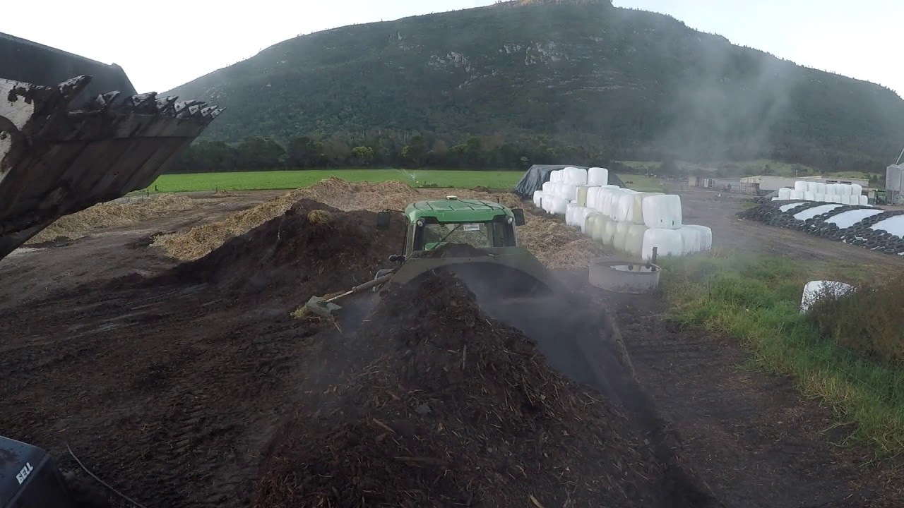 Spreading compost. - YouTube