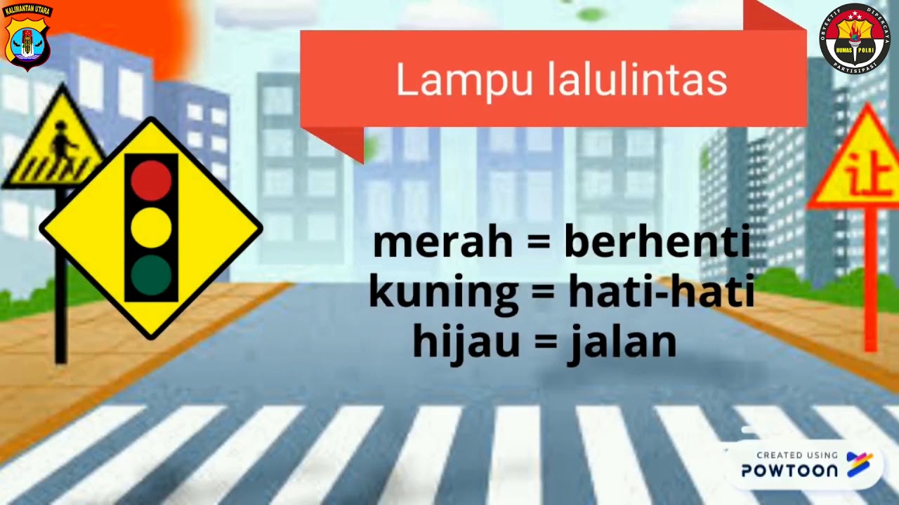 VIDEO EDUKASI TENTANG RAMBU LALU LINTAS - YouTube