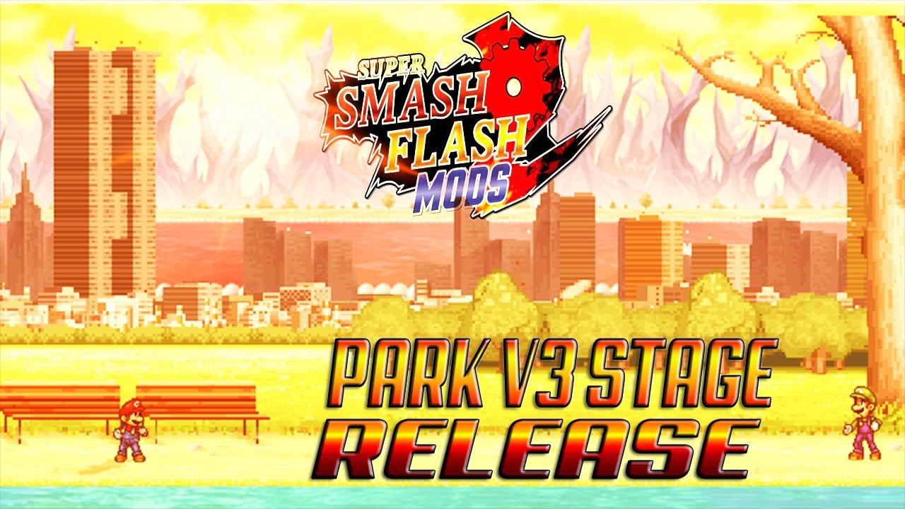 SSF2 Mods Park V3 Stage Release Download Over Chaos Shrine By Sprite ...