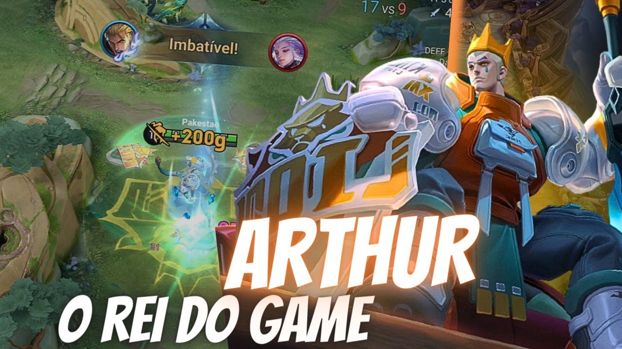 ARTHUR NA JUNGLE É INSUPORTÁVEL | HONOR OF KINGS | COMO JOGAR DICAS DE ...