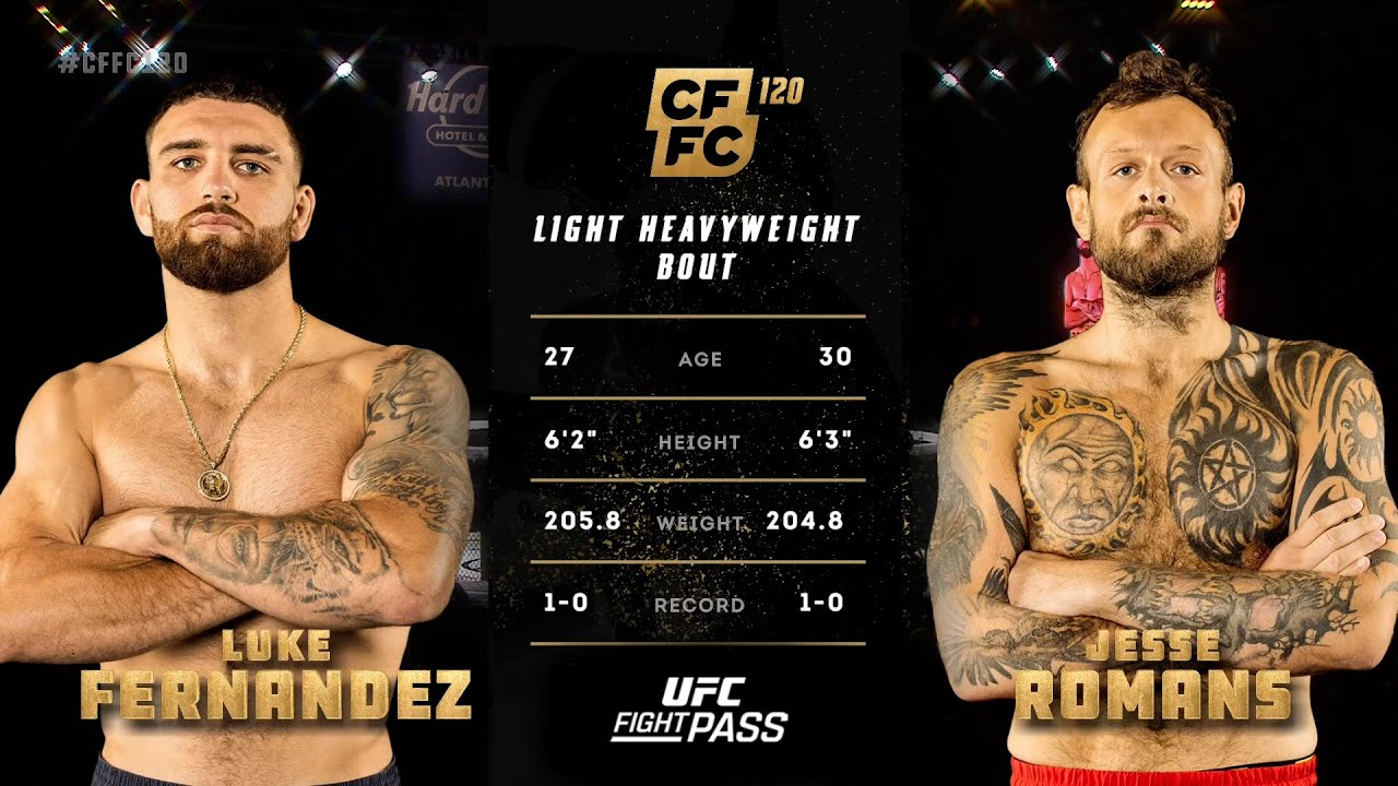 CFFC 120: Luke Fernandez vs Jesse Romans | June 16, 2023 - YouTube