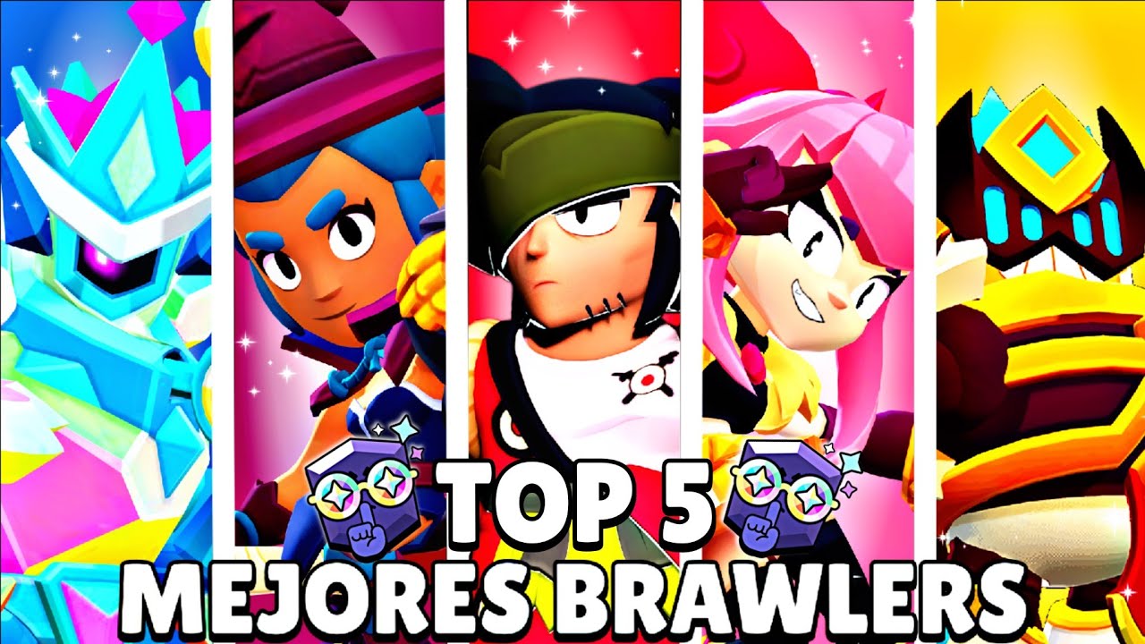 TOP 5 MEJORES BRAWLERS para SUBIR FACIL a RANGO 35 + PIN *EXCLUSIVO* ⭐ ...