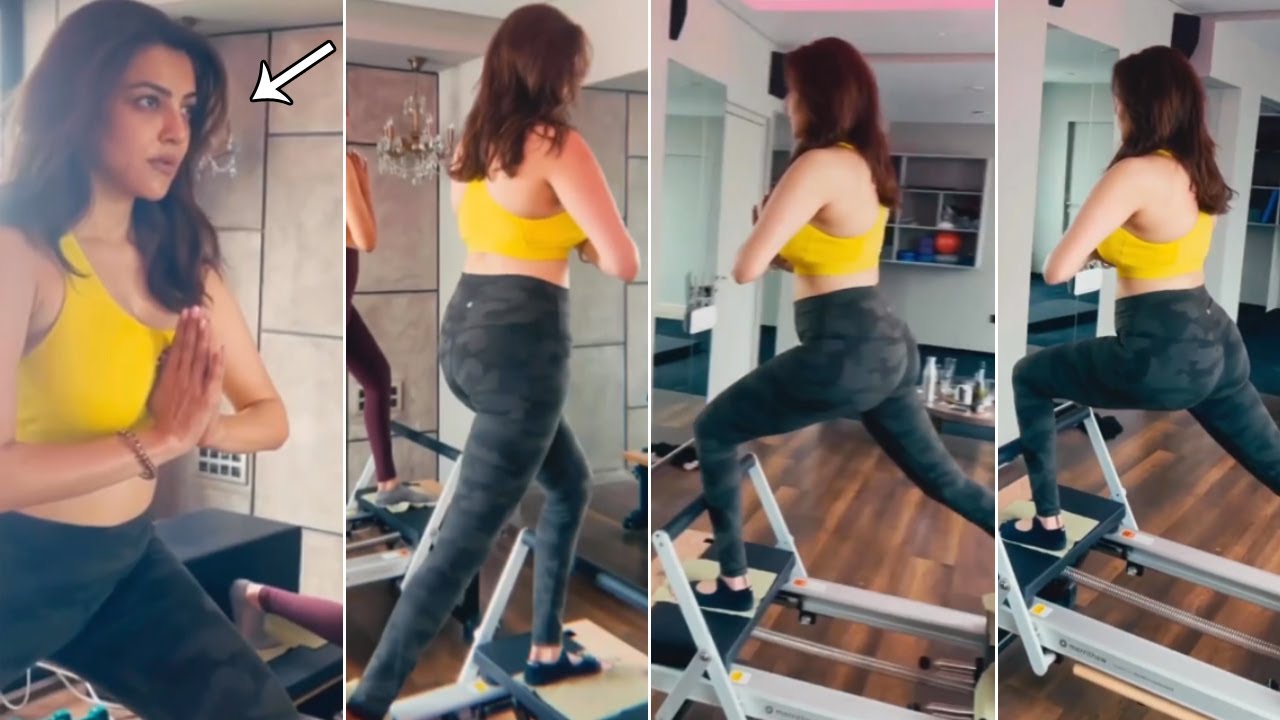 😍Kajal Aggarwal Latest Stunning Workout Video | Kajal Aggarwal Re ...