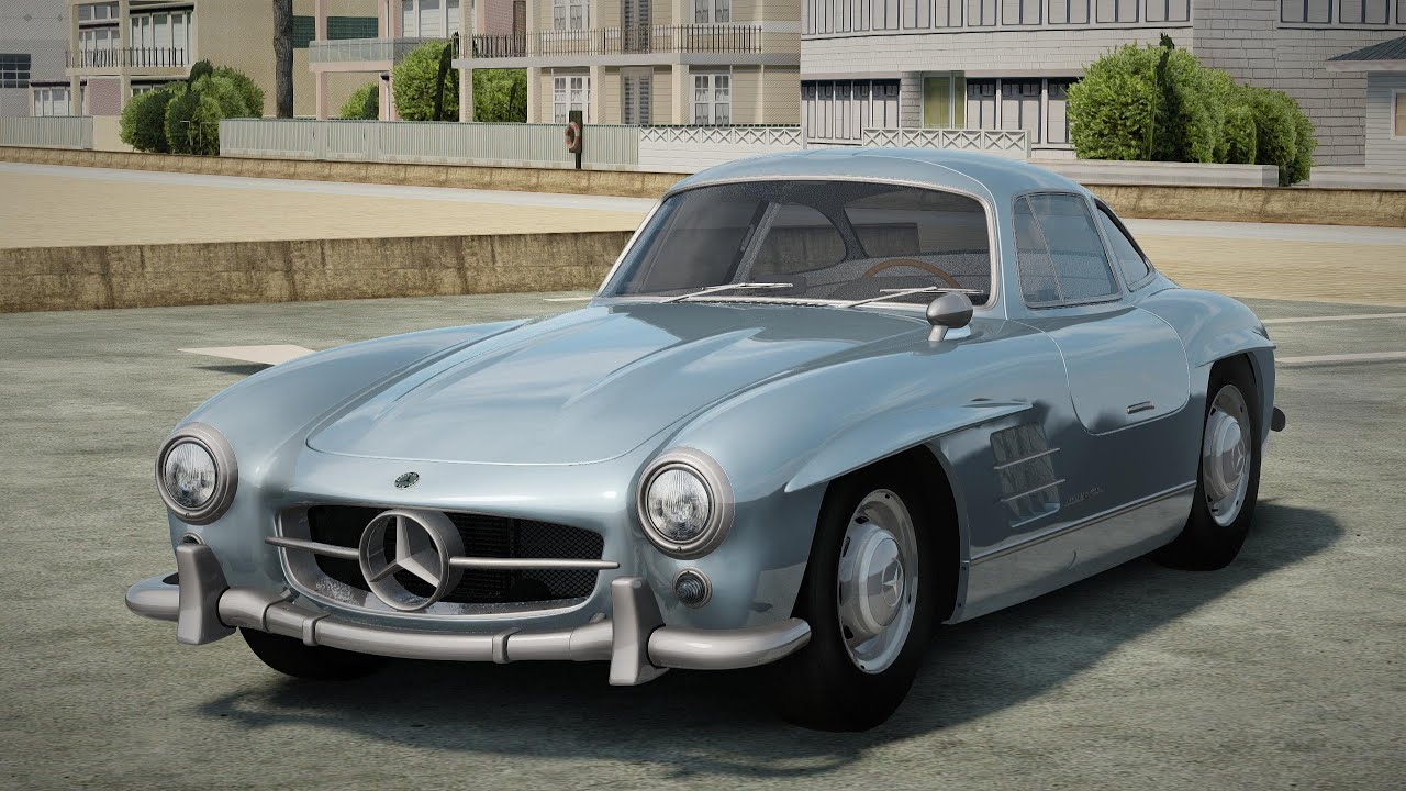 GTA San Andreas [PC] - 1954 Mercedes-Benz 300 SL Mod - YouTube
