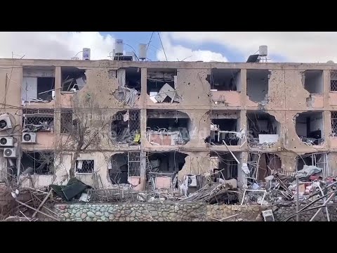 Iranian missiles destroy buildings and cause injuries in southern Israel