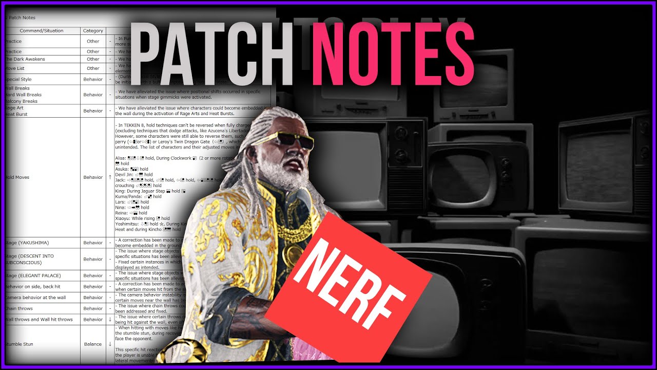 Tekken 8 Patch Notes Seem Underwhelming! - YouTube