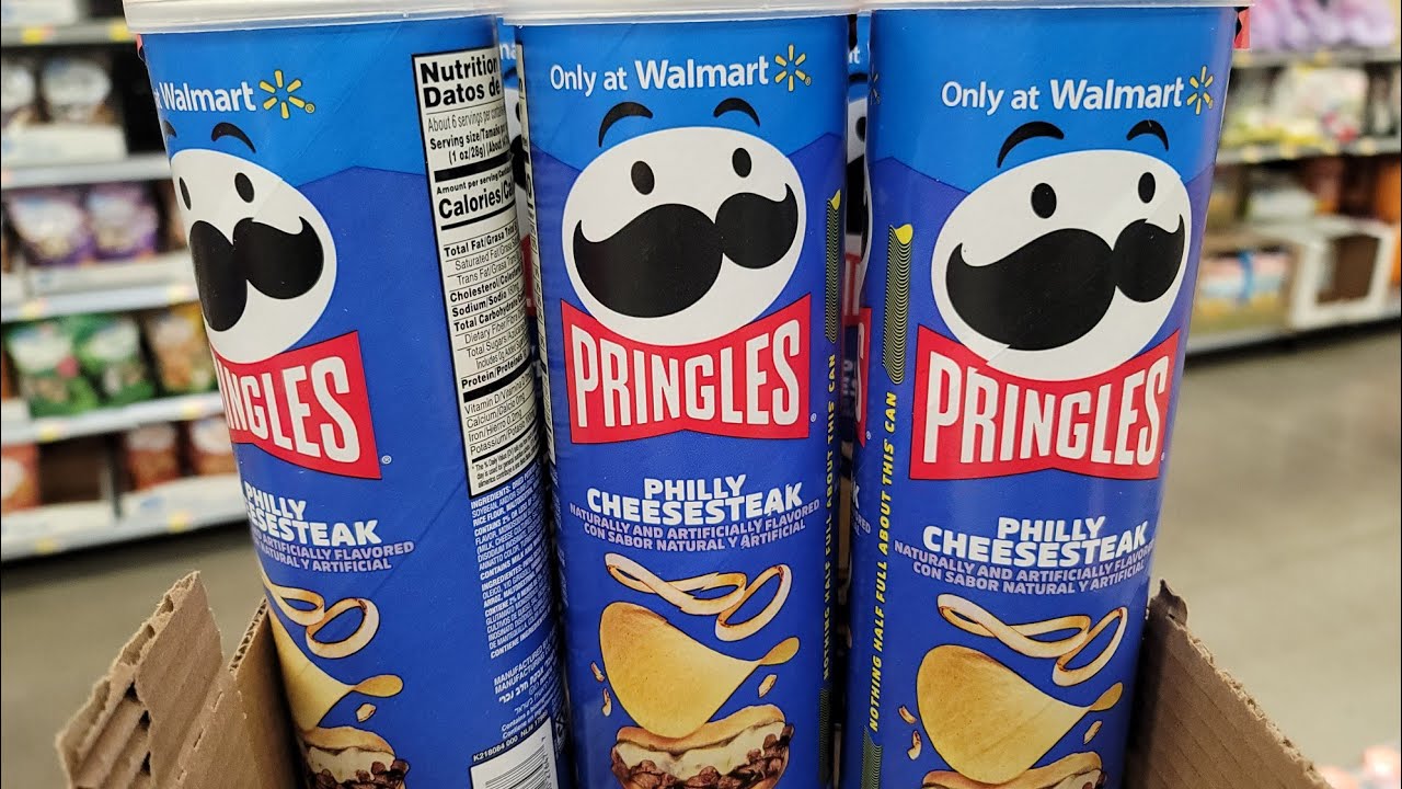 Pringles Philly Cheesesteak Walmart Exclusive review - YouTube