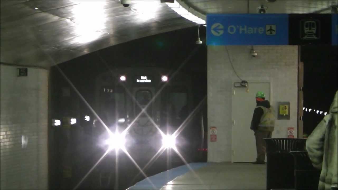CTA 'L': Training Train and Maintenance at Belmont Blue Line, 01.24.13 ...