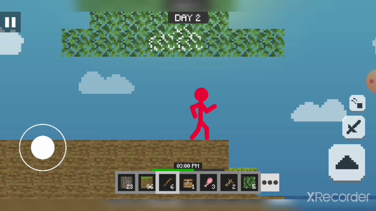 Stickman vs Multicraft - Noob vs Pro Survival /// Gameplay Walkthrough ...