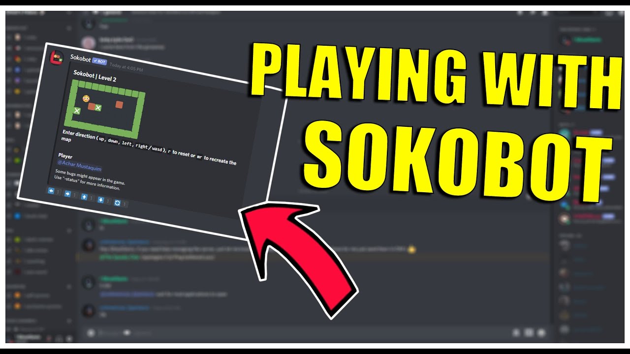 Playing With SokoBot On Discord. (2020) - YouTube
