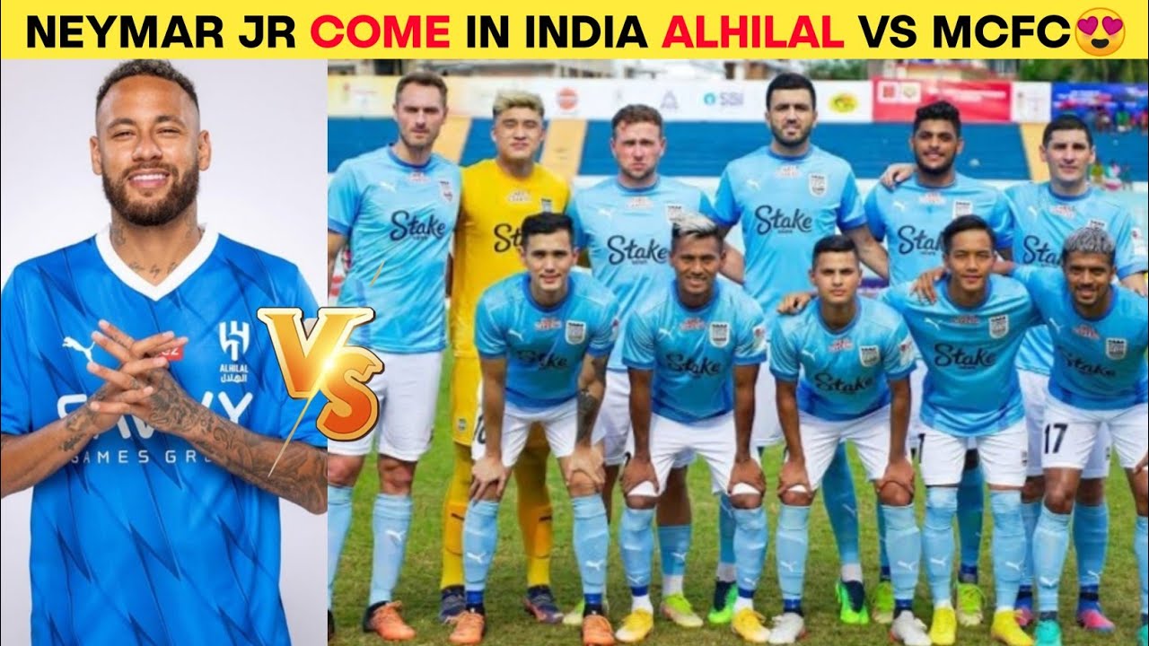 Neymar jr in India🇮🇳 | Alhilal vs Mumbai city fc😍 - YouTube