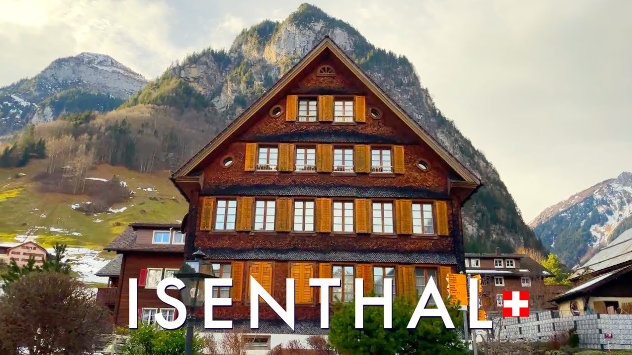 Isenthal, Switzerland 4K - A charming authentic mountain village in a ...
