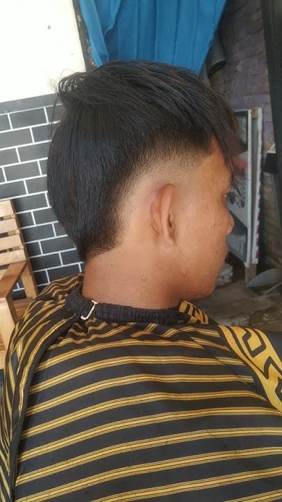 hasil cukur rambut burst fade - YouTube