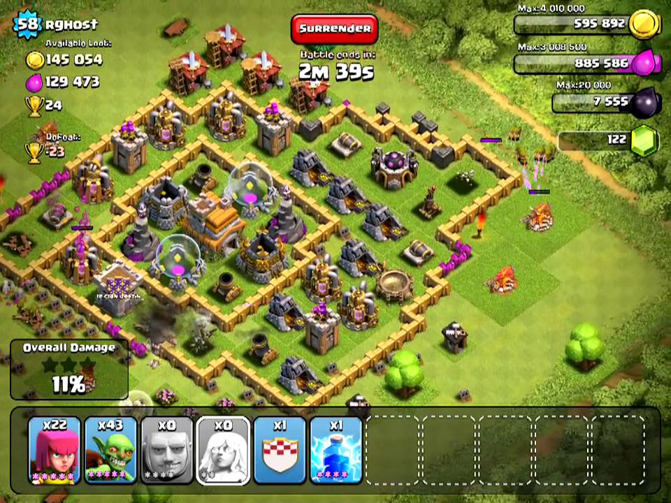 Clash of Clans Gameplay - Farming & Buying a Second Dark Elixir ...