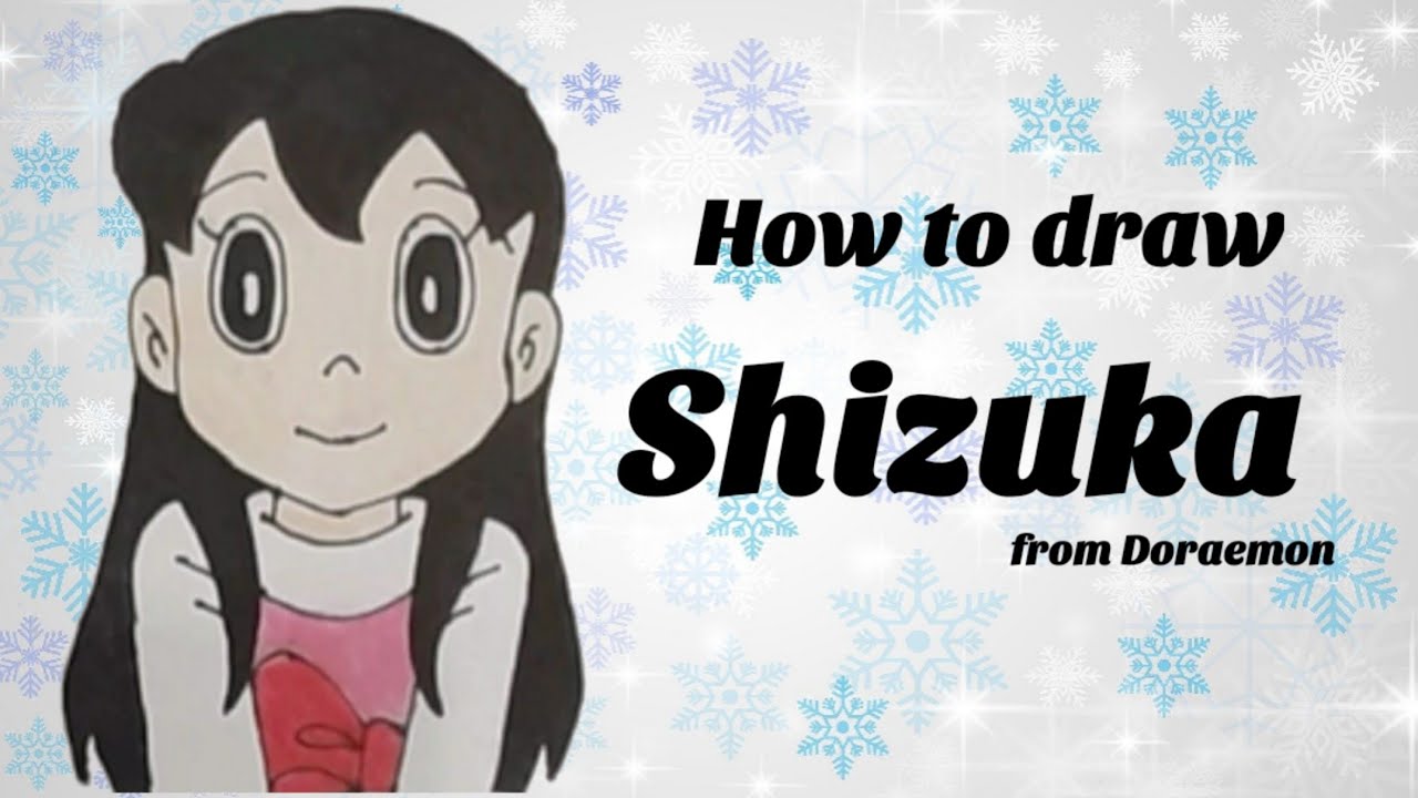 How to draw Shizuka Minamoto with long hair - YouTube