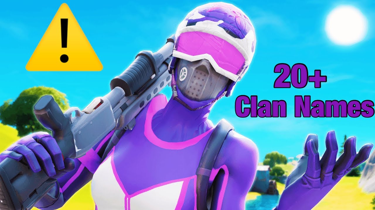25+ Of The Best Fortnite “untaken” Clan/Gamertag Names In 2021☑️ - YouTube