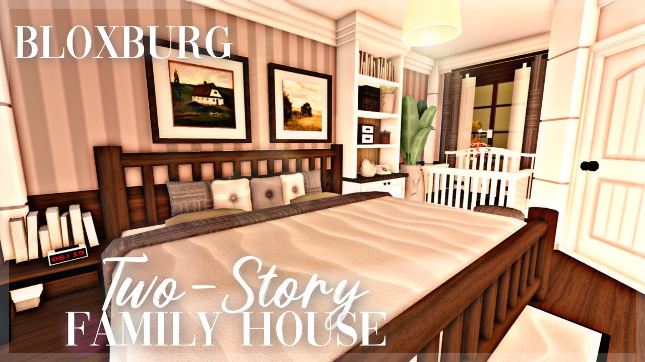 Roblox Bloxburg - Two-Story Manor House Interior - Minami Oroi - YouTube