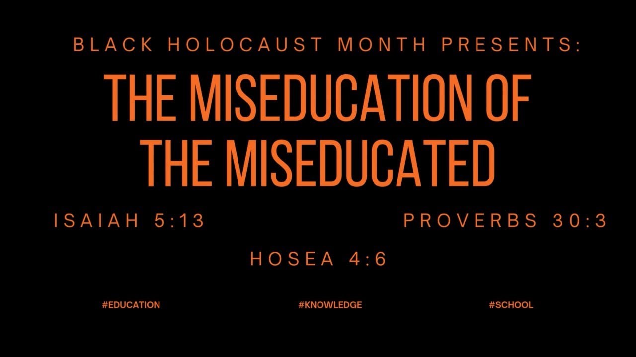 THE MISEDUCATION OF THE MISEDUCATED #EDUCATION #KNOWLEDGE #SCHOOL - YouTube