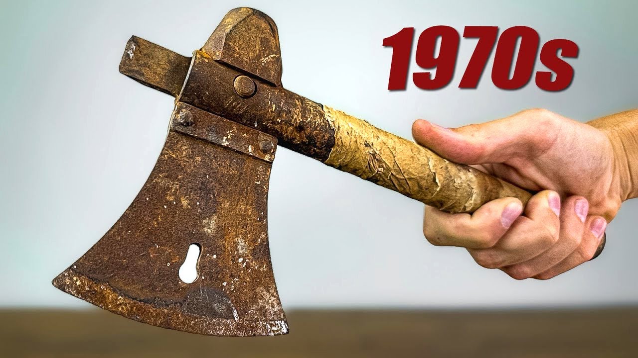 Antique Survival Axe Restoration - Mirror Finish - YouTube