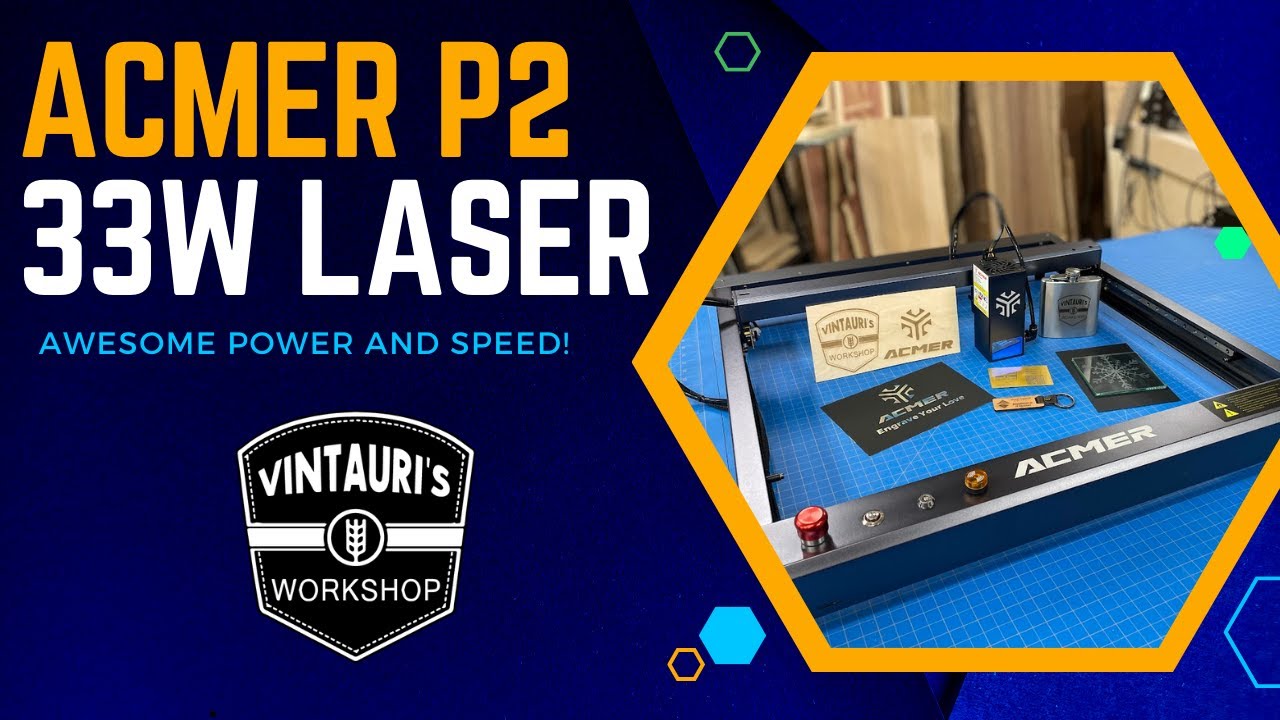 Acmer P2 33w Laser - Powerful, Fast and Precise! - YouTube
