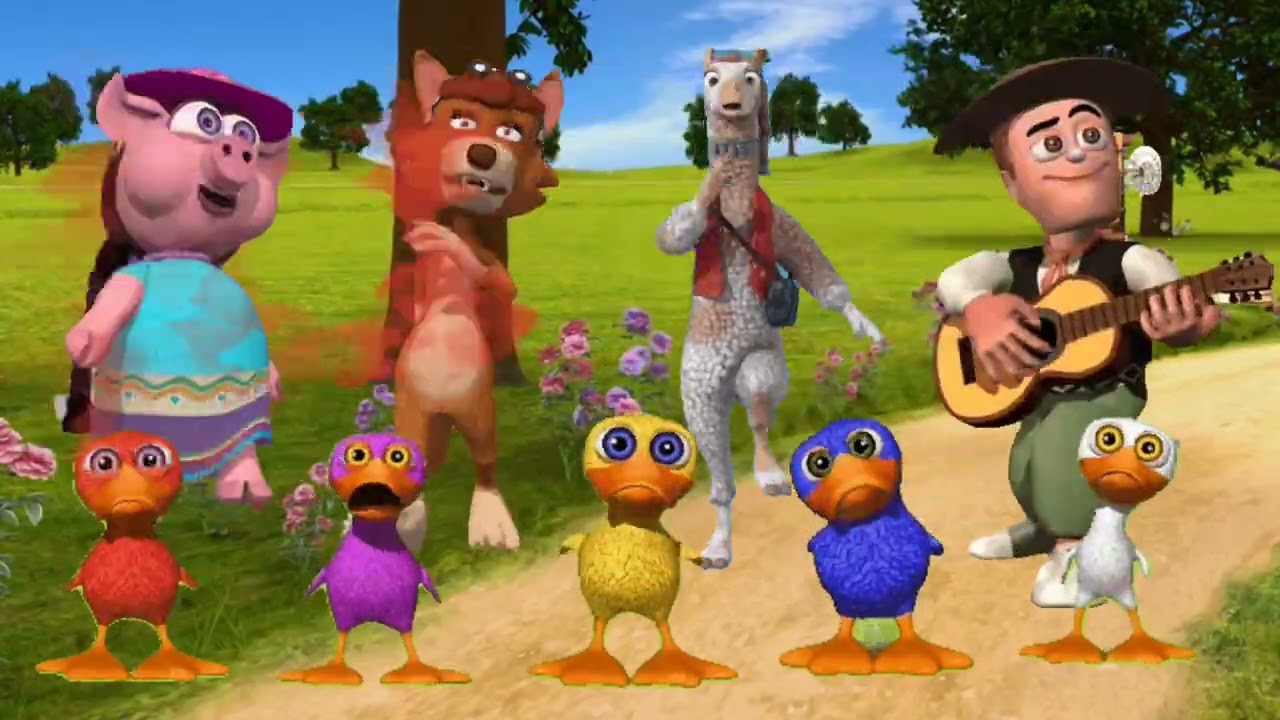 Los patitos se unieron a los animales de la granja de Zenon para bailar ...