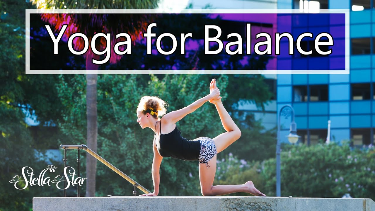 20 Minute Yoga Class for Balance Feel Good Yoga Flow - YouTube