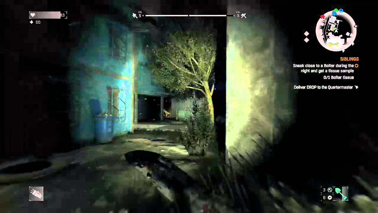 Dying Light | Siblings - Get A Tissue Sample (0/1 Bolter Tissue) - YouTube