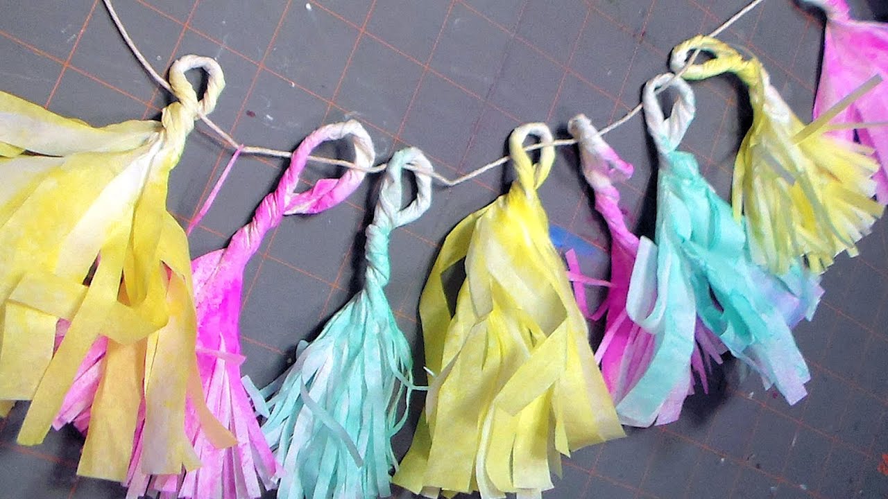 Paper Tassel How-To - YouTube