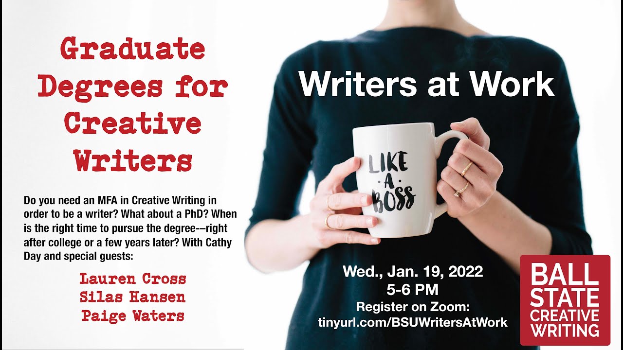 Writers at Work: Graduate Degrees for Creative Writers - YouTube