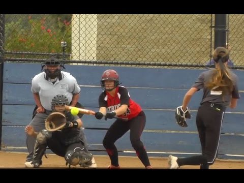 Sacrifice Bunt RBI Double vs OC Elite: TCS Fast Pitch Softball ...